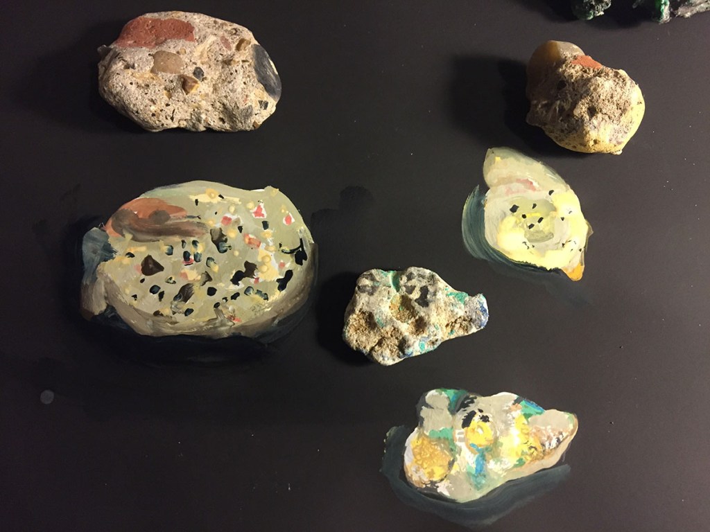 Plastiglomerate, the fossil of the present. – wasted talent